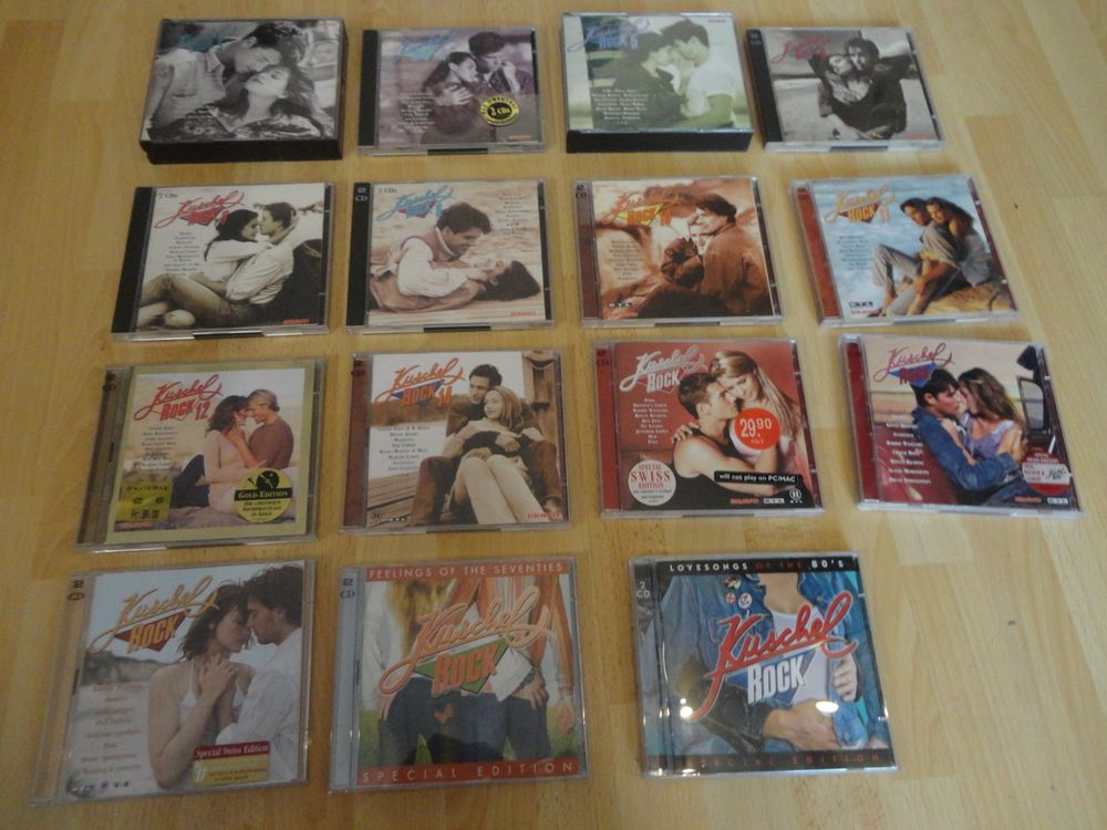 Kuschelrock-Sammlung (15 x CD tw. Doppel-CD) (Gebraucht) in Villmergen für CHF 1 – mit Lieferung ...