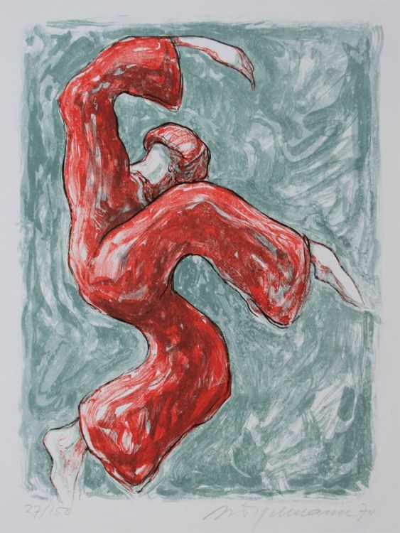 Alex Walter Diggelmann Farb Lithographie Handsigniert 1974 | Kaufen auf ...