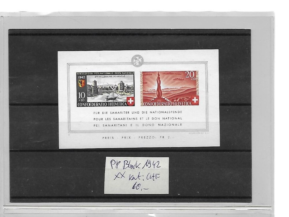 PJ Block 1942 ** Kat: CHF 60.- | Kaufen auf Ricardo