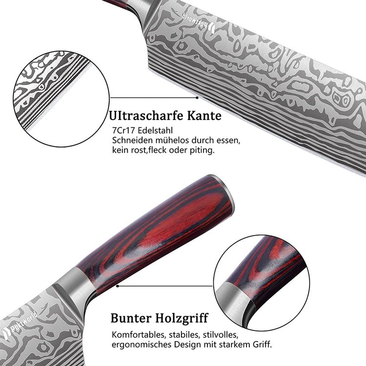 Japanische NAKIRI Küche Hackmesser (Neu und originalverpackt) in ...