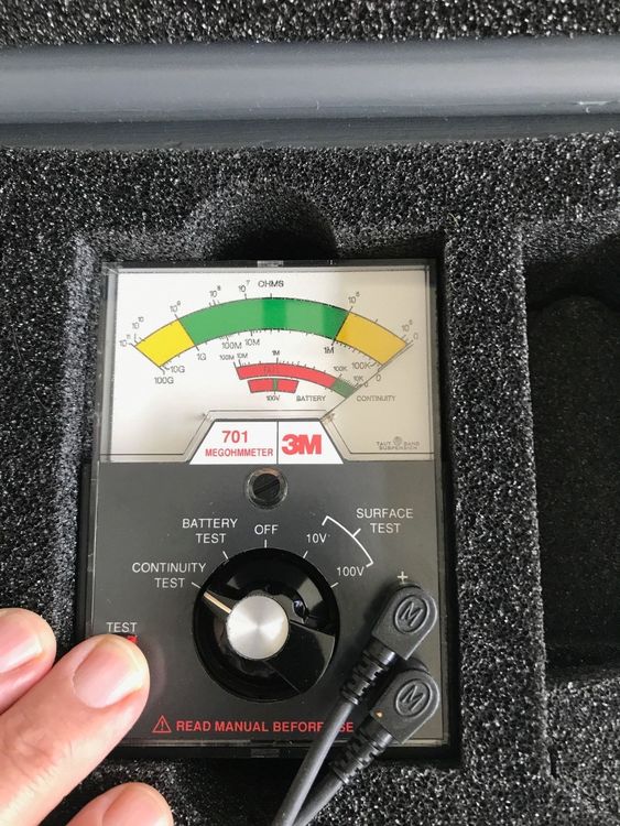 3m 701 Test kit for static Control Surfaces ESD Megohmmeter (Gebraucht ...