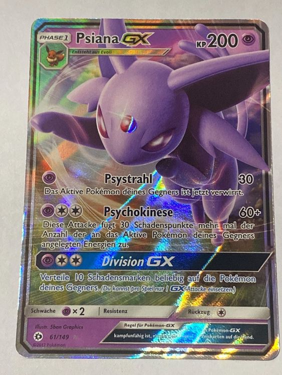 Pokemonkarte Psiana GX (Neu (gemäss Beschreibung)) in Neuhausen für CHF 8 – mit Lieferung auf ...