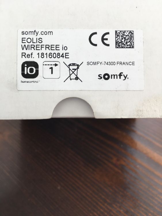 Somfy Funk-Windsensor Eolis Wirefree io (Neu (gemäss Beschreibung)) in ...