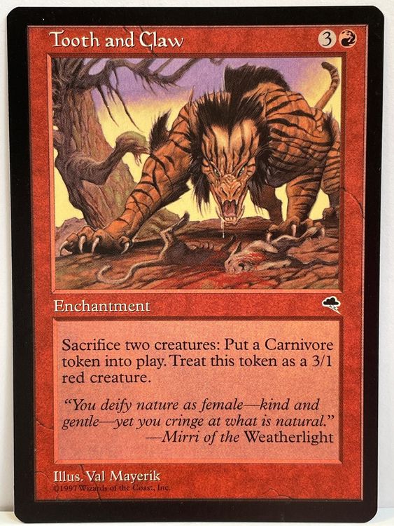 Magic The Gathering - Tooth and Claw (Neu (gemäss Beschreibung)) in ...