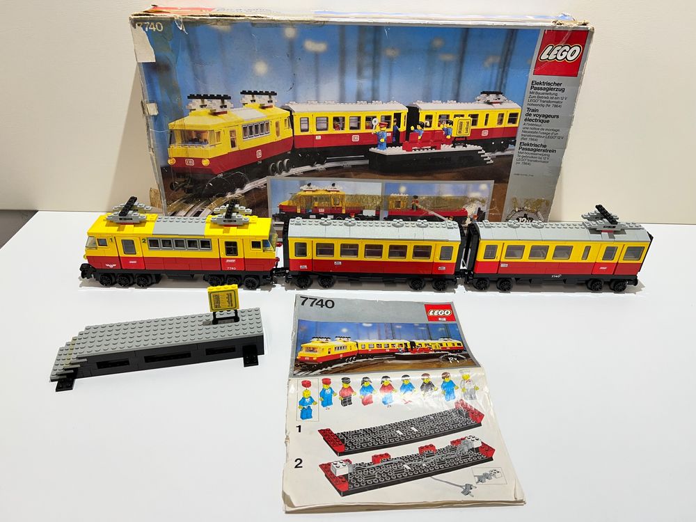 Lego 12 Volt Eisenbahn Nr. 7740 Inter City Passenger Train (Gebraucht ...
