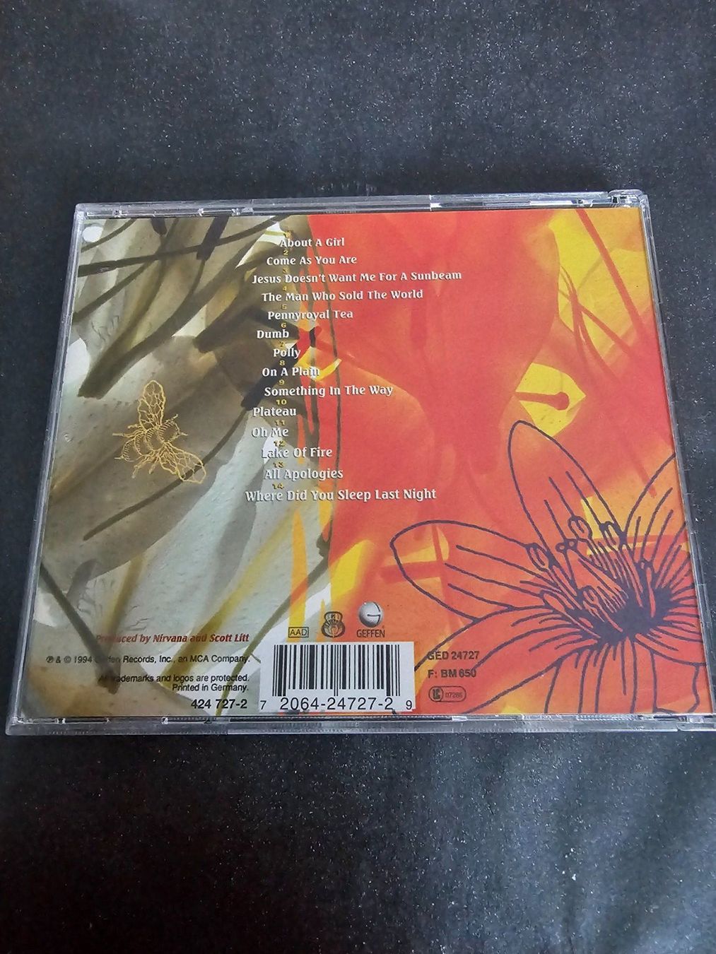 CD - Nirvana – MTV Unplugged In New York (1994) (Gebraucht) in Biberist ...