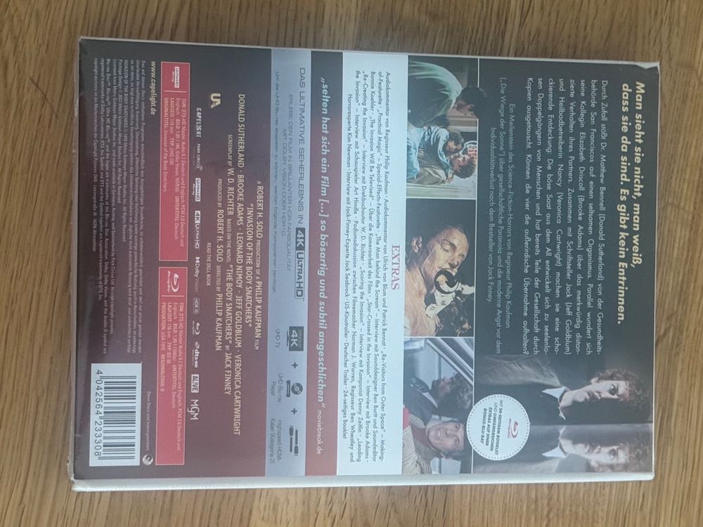 Die Körperfresser kommen Mediabook UHD 4K OVP (Neu und originalverpackt) in Rothrist für CHF 29 ...