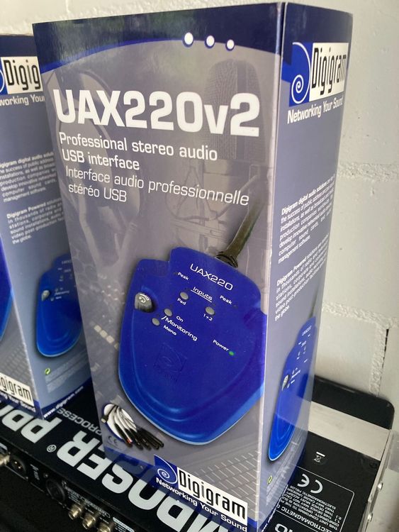 Digigram UAX 220v2 - Professionelles USB Audio-Interface (Neu (gemäss ...