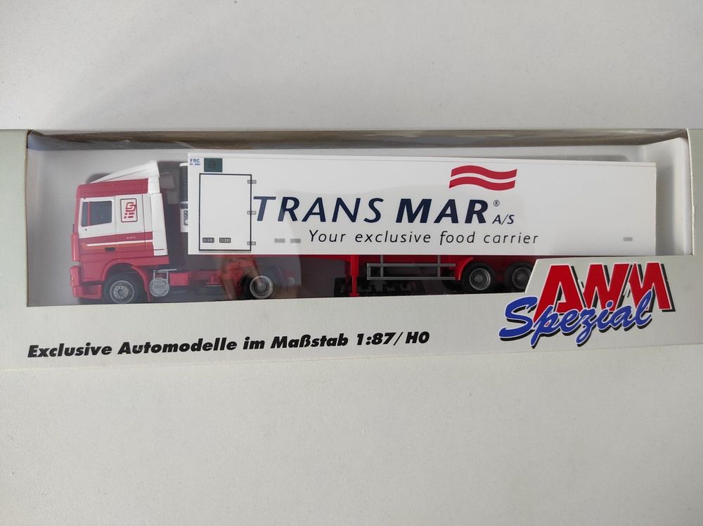 DAF 95 XF Kühlsattelzug "Trans Mar" von AWM 1/87, Fabrikneu (Neu und ...