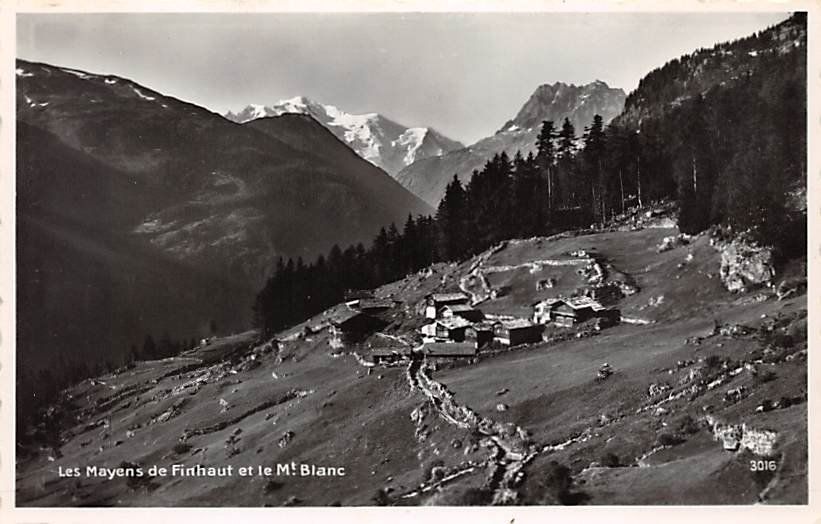 Finhaut VS Flugaufn. Nr.3016 Les Mayes , ca.1940 | Kaufen auf Ricardo