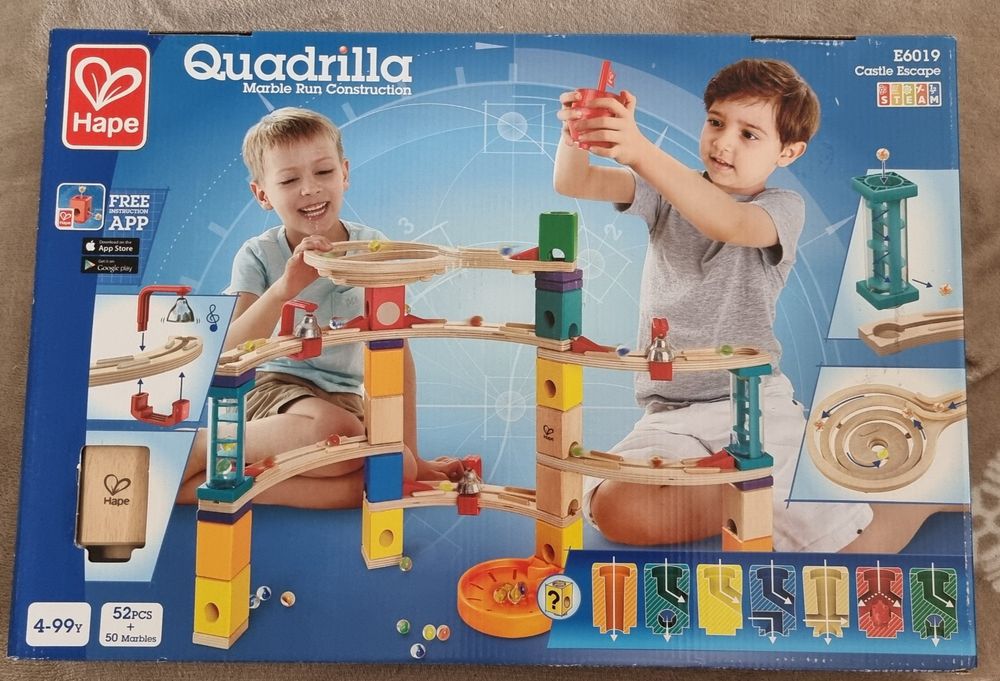 Hape Quadrilla Murmelbahn Castle Escape E6019 (Neu und originalverpackt ...