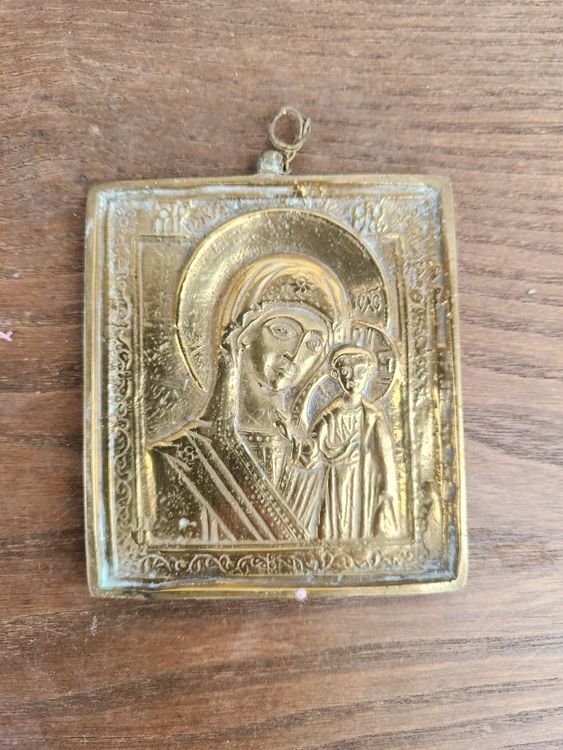 Antike Russische Ikone Bronze | Kaufen auf Ricardo