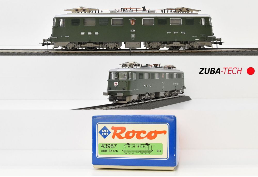 Roco 43987 E-Lok Ae 6/6 Rorschach SBB H0 WS Analog OVP (Gebraucht) in St. Gallen für CHF 65 ...
