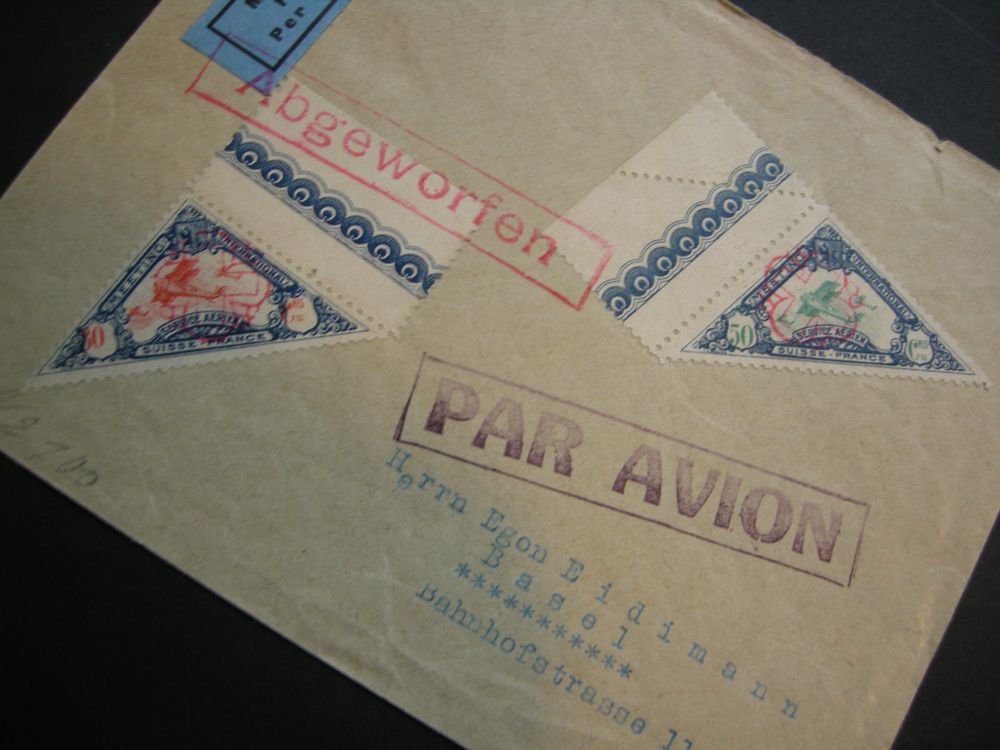 VI.V.31., INT. FLUGMEETING FLUGLINIE GENG-PARIS-BASEL-ZÜRICH (Gebraucht ...