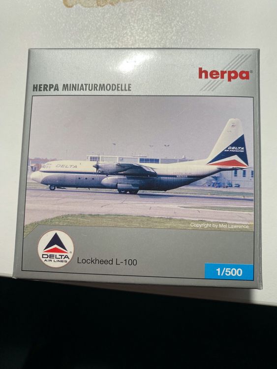1/500 LOCKHEED L-100 DELTA HERCULES HERPA WINGS | Kaufen auf Ricardo