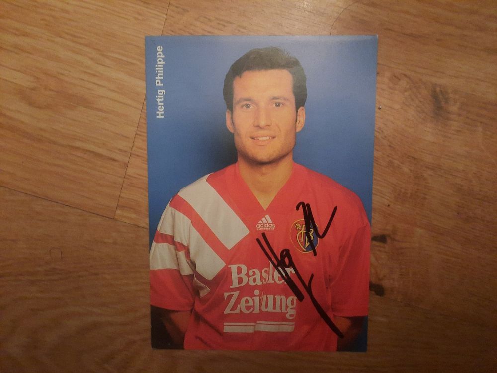 Philippe Hertig / FC Basel , FCB , orig. Autogrammkarte (Gebraucht) in ...