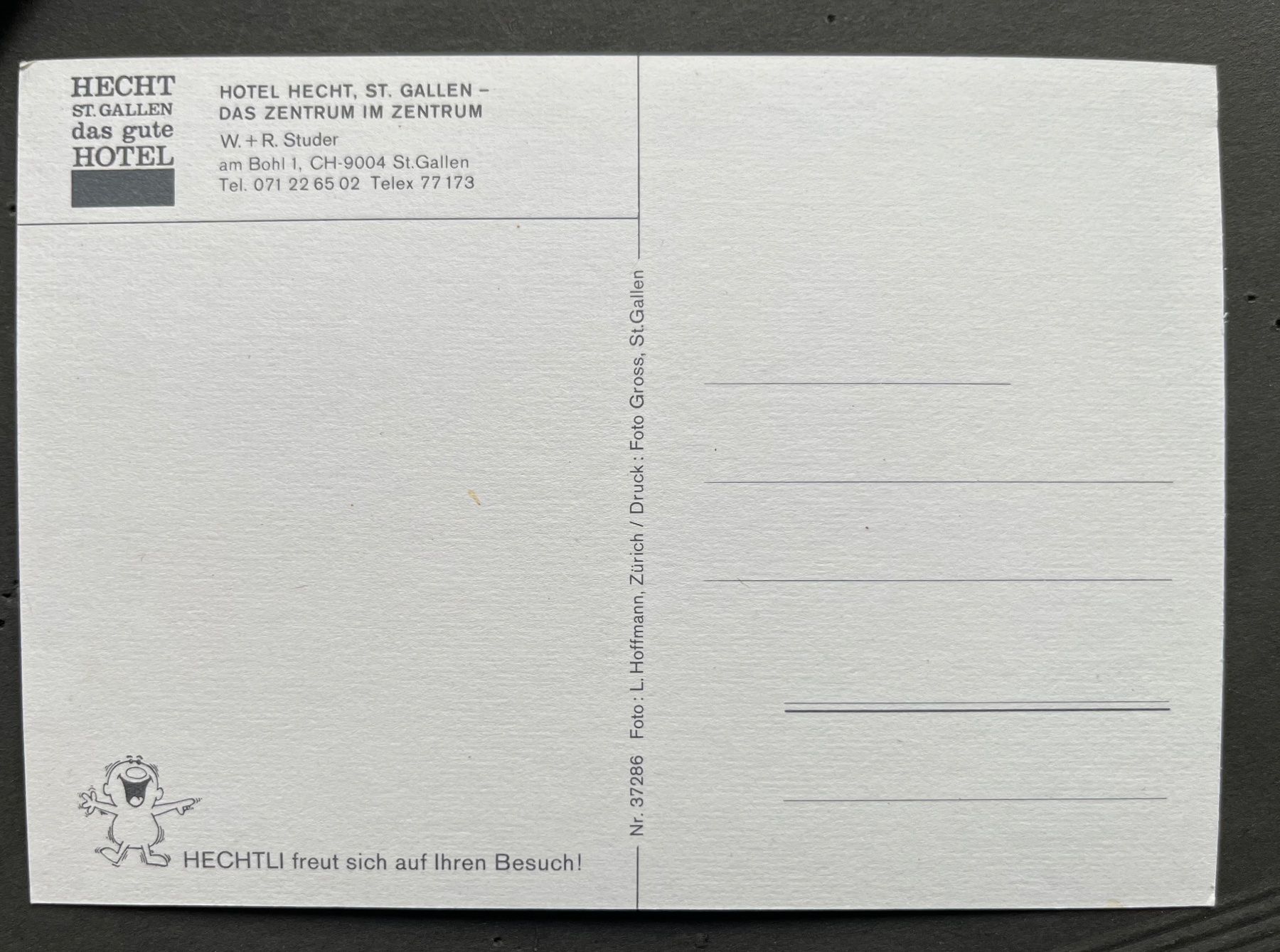 HOTEL HECHT, ST. GALLEN, Oldtimer Autos (Gebraucht) in Wabern für CHF 1 ...