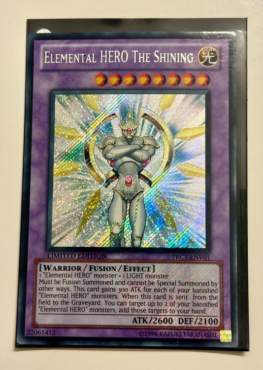 Yu-Gi-Oh! / Elementar Hero the Shining / Secret Rare (Neu und ...