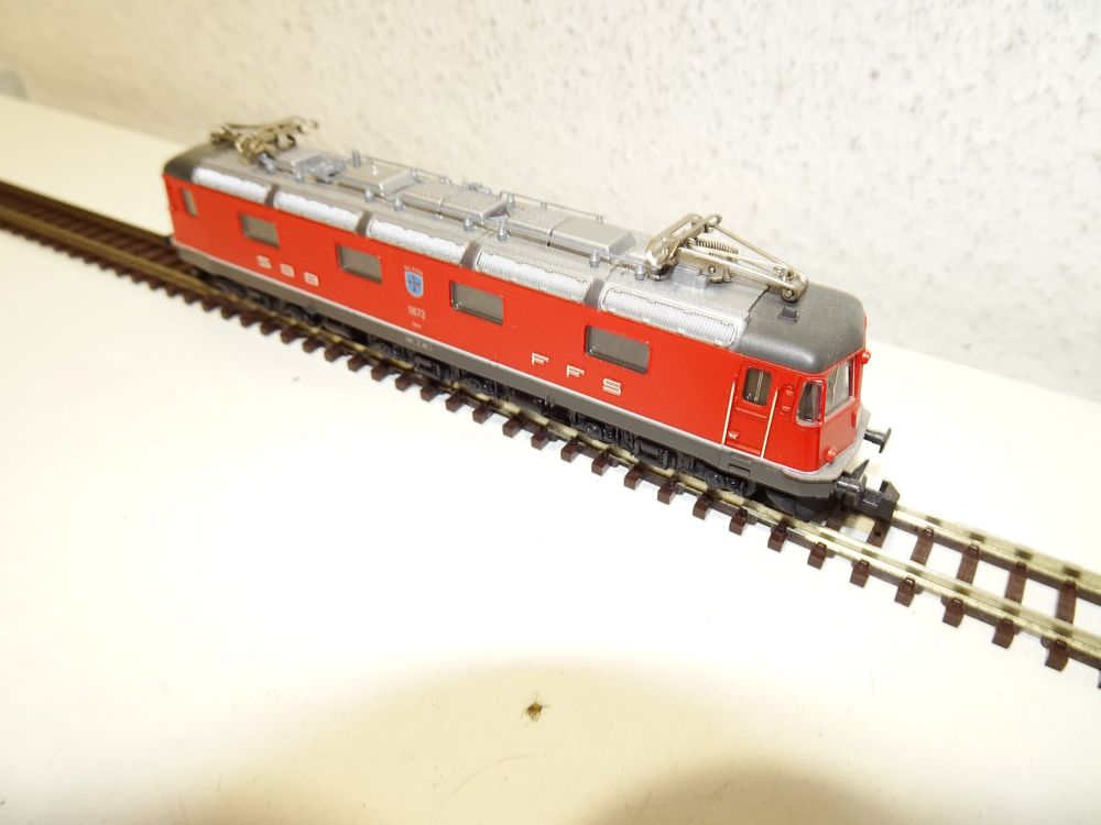 Kato Hobbytrain Lokomotive SBB 11672 Re 6/6 Digi Spur N 1107 (Gebraucht ...