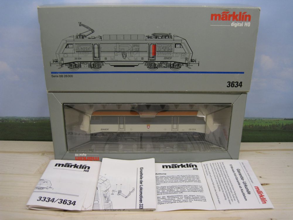 Märklin 3634 E-Lok Serie BB 26004 / Digital (Neu (gemäss Beschreibung ...