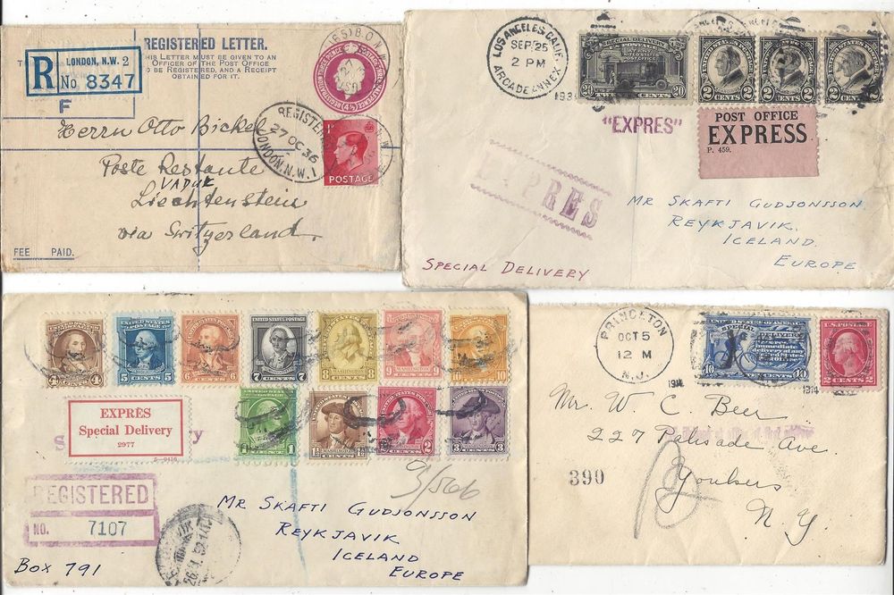 4 Briefe aus den USA (Gebraucht) in für CHF 21 – mit Lieferung auf ...