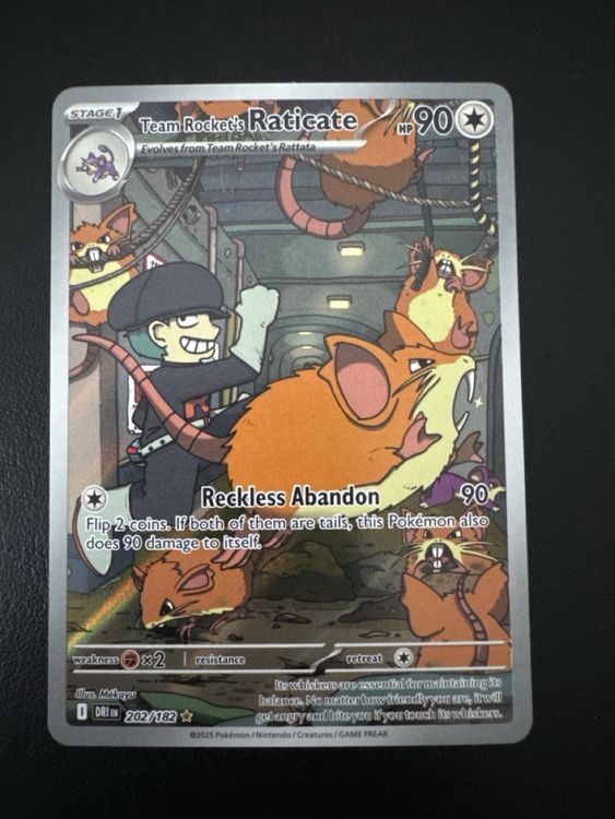 Team Rocket‘s Raticate AR - Destined Rivals (202/182) EN (Neu und ...