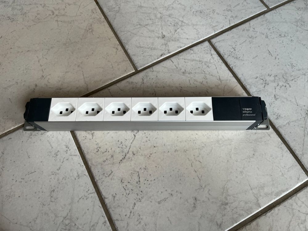 POPP Steckdosenleiste 6-fach Aluminium | Kaufen auf Ricardo