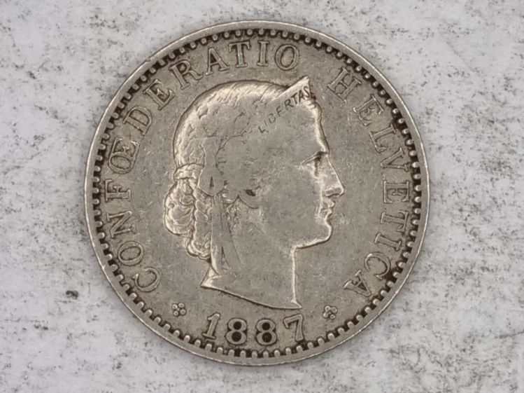 20 rappen 1887 Seltene Jahre (Gebraucht) in Bure für CHF 2 – mit Lieferung auf Ricardo kaufen