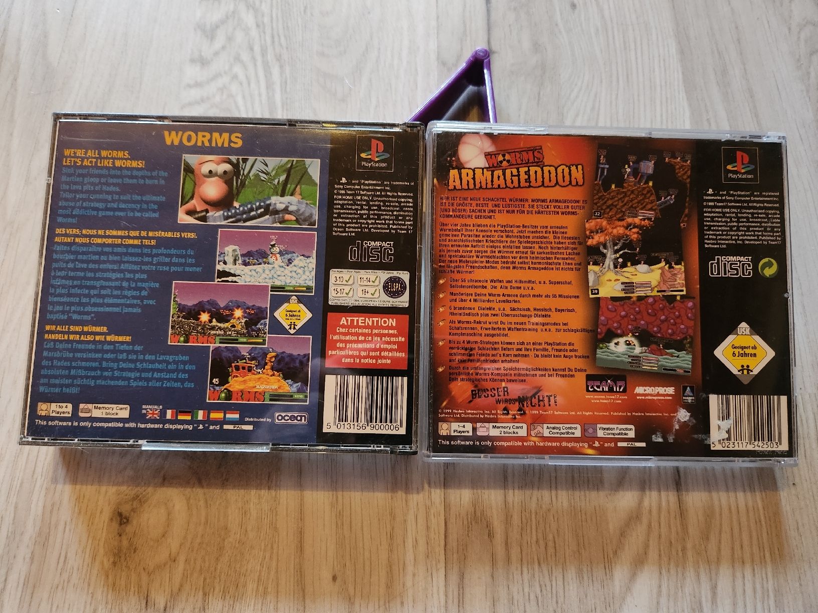 Worms & Worms Armageddon PS1 (Gebraucht) in Gümligen für CHF 3 – mit Lieferung auf Ricardo kaufen