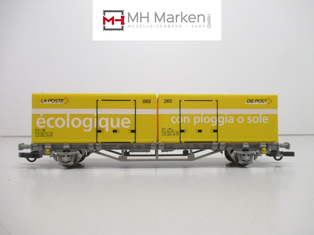 Piko 57726 PTT Containertragwagen mit 2 Containern DC GS H0 | Kaufen ...