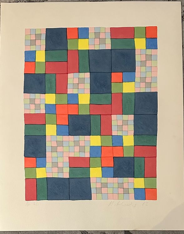 Hans Fischer Konkrete Aquarell Handsig (Gebraucht) in Hochdorf für CHF 20 – mit Lieferung auf ...