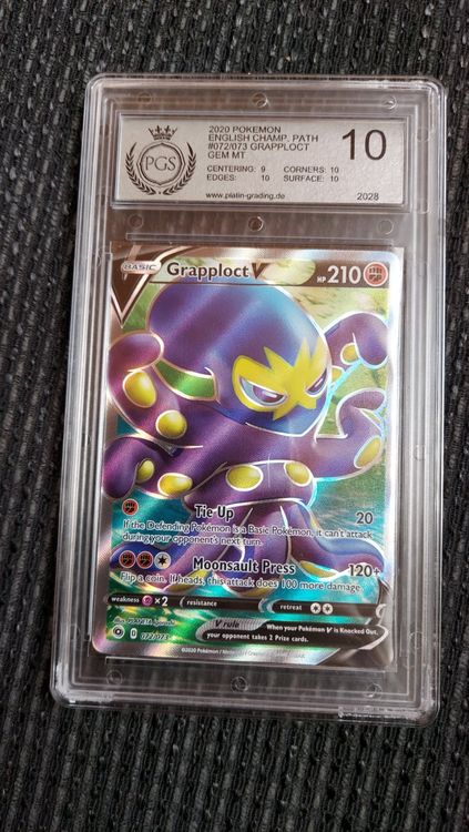 Grapploct V PGS 10 graded Slab GEM MT Pokemon (Neu (gemäss Beschreibung)) in Arch für CHF 31 ...