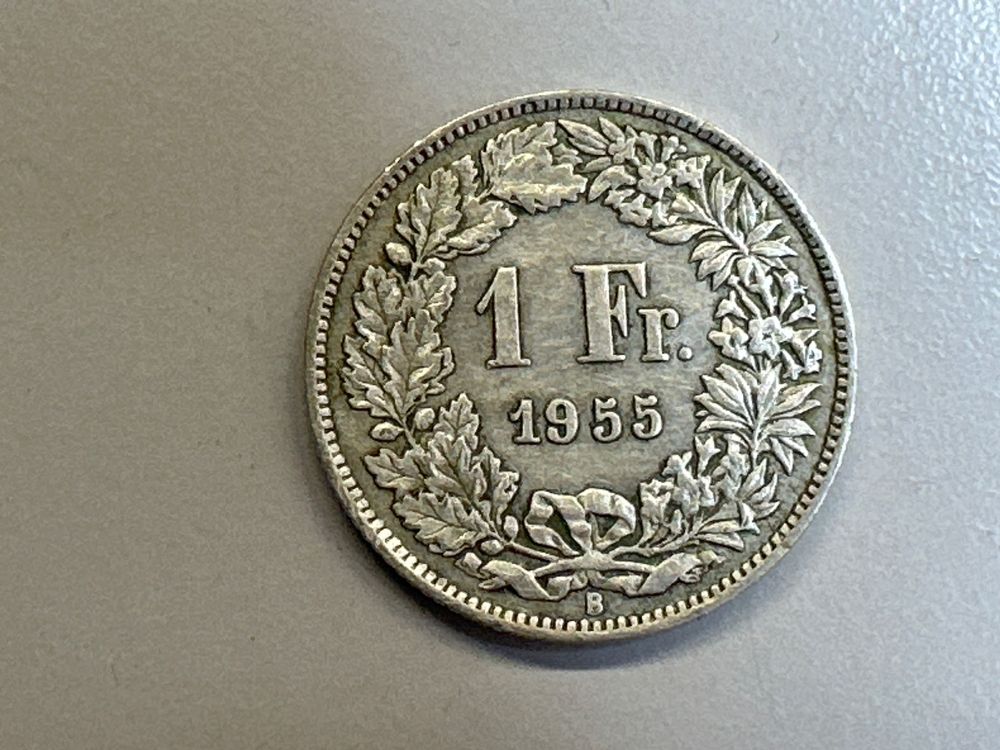 1 Fr.Silber Schweiz 1955 ss | Kaufen auf Ricardo