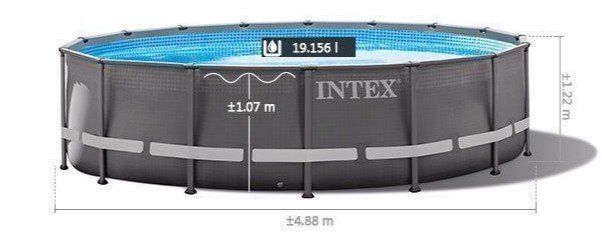 Intex Frame-Pool Ultra Rondo XTR / 488 x 122 cm | Kaufen auf Ricardo