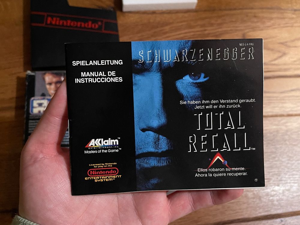 Total Recall - Nintendo NES - Komplett - schöner Zustand! (Gebraucht ...