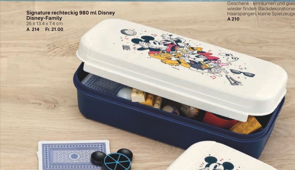 Tupperware Signature 980ml Disney (Neu und originalverpackt) in ...