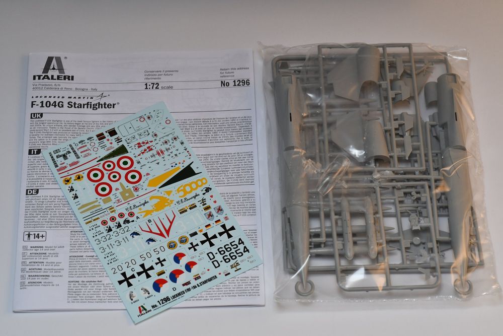 Italeri F-104G Starfighter 1/72 | Kaufen auf Ricardo