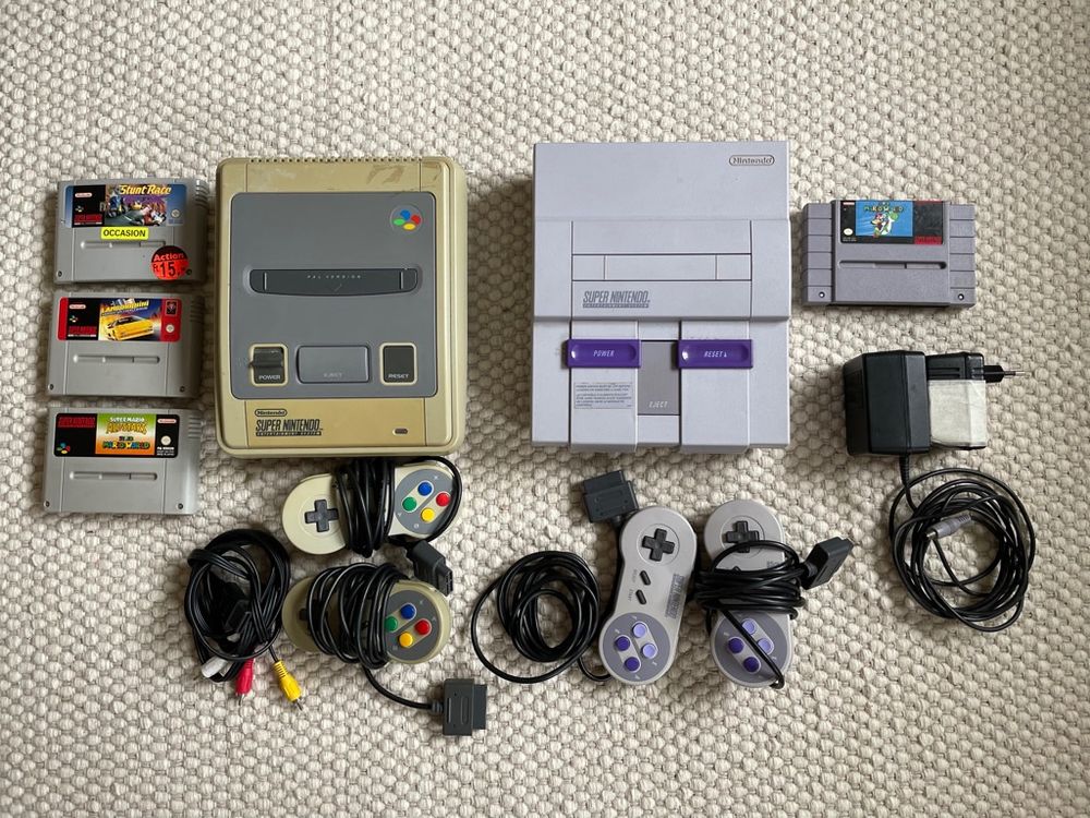 Super Nintendo SNES PAL/NTSC Version / evt. defekt (Defekt) in ...