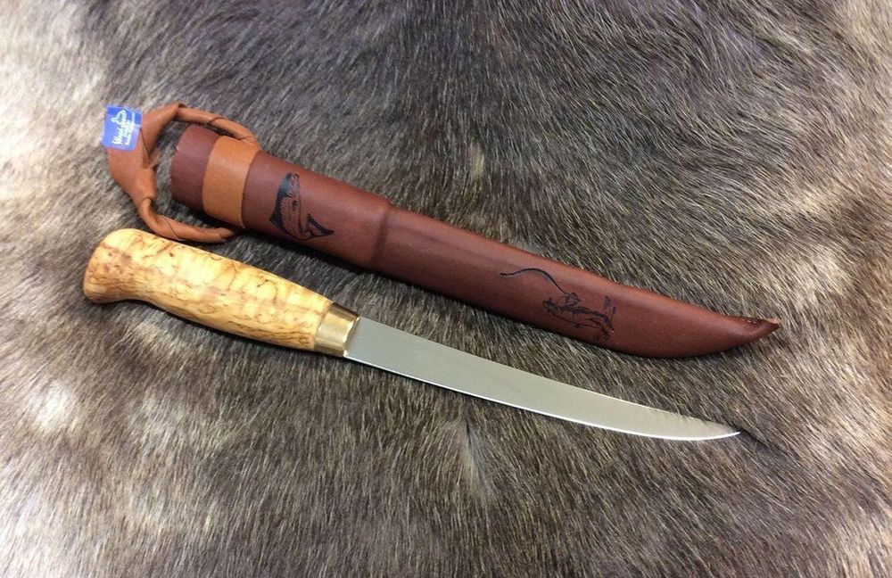 Filetiermesser - Handarbeit aus Finnland / 16cm Klinge (Neu und ...