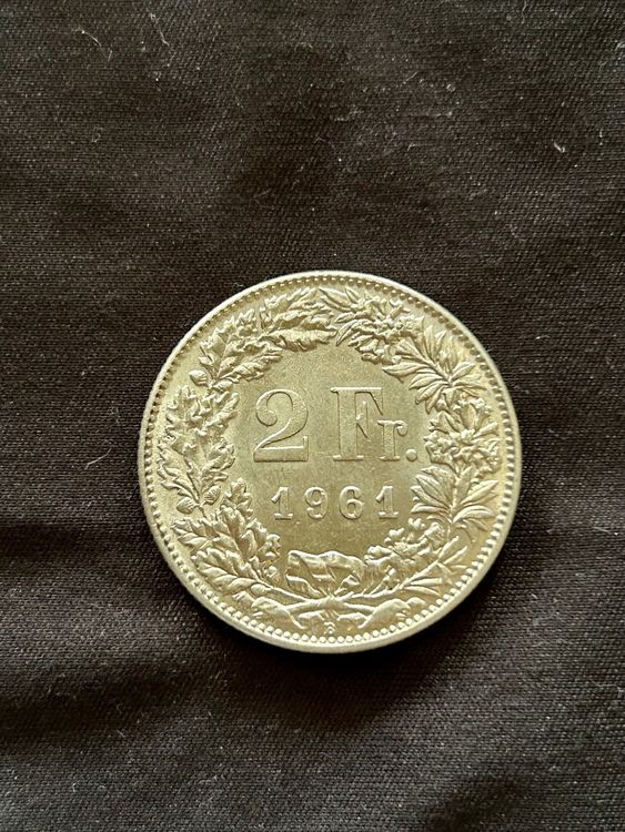 2 Franken Münzen 1961, 1967 (Gebraucht) in Signau für CHF 11 – mit Lieferung auf Ricardo kaufen