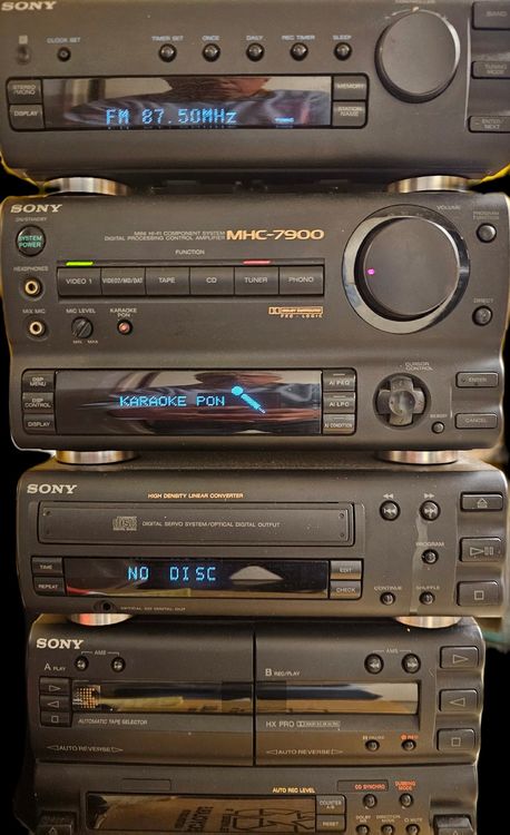 Kompakt-Stereoanlage Sony MHC-7900 mit 2 Lautsprecherboxen (Gebraucht ...