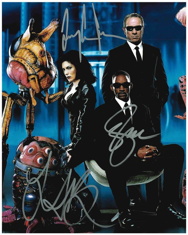 MEN IN BLACK - (CAST) Grossfoto handsigniert (20x25cm) COA (Gebraucht ...