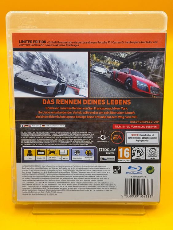Need for Speed: The Run - Limited Edition - PS3 Spiel (Gebraucht) in ...