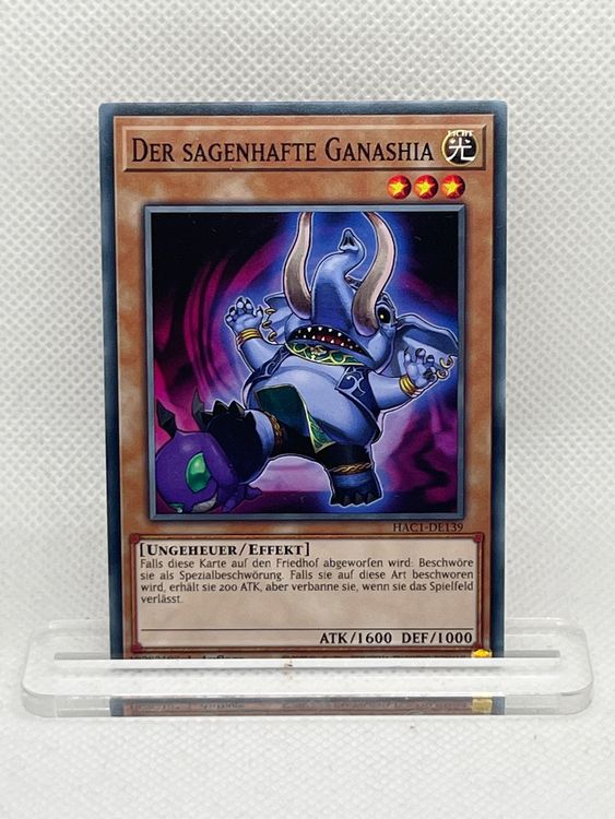 Yu-Gi-Oh! Karte - Der Sagenhafte Ganashia seltene Karte! (Gebraucht) in ...