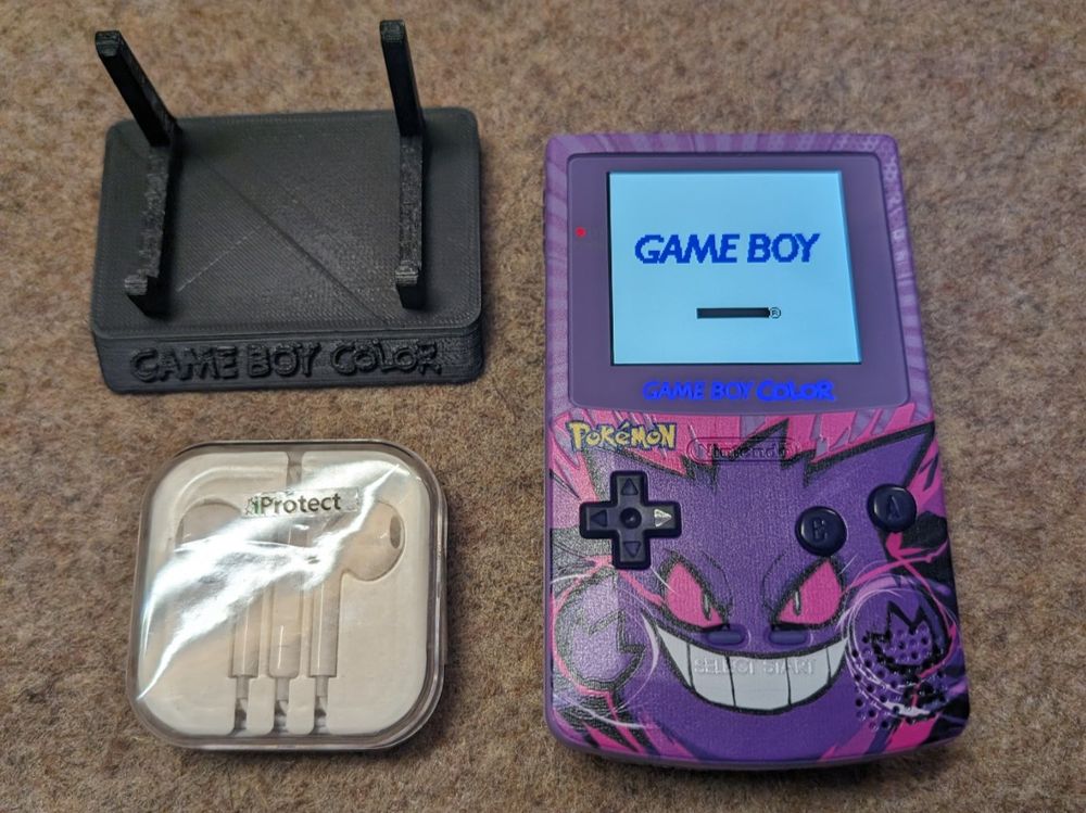 Nintendo Gameboy Color Pokémon Gengar Edition + IPS Display (Gebraucht ...