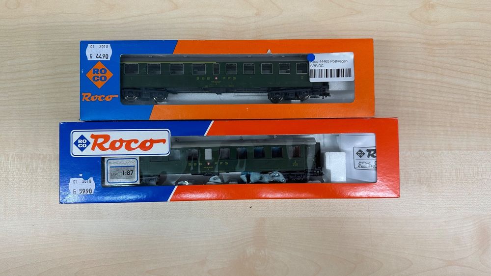 2er set Roco Personenwagen/Postwagen (Gebraucht) in Hombrechtikon für CHF 34 – mit Lieferung auf ...