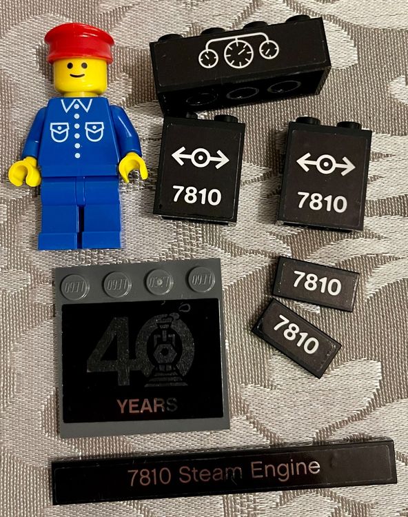 Lego 40370 - Steam Engine / 40 Jahre Eisenbahn Locomotive (Gebraucht ...