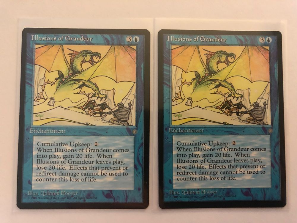 Magic the Gathering - 2x Illusions of Grandeur (Gebraucht) in Basel für ...
