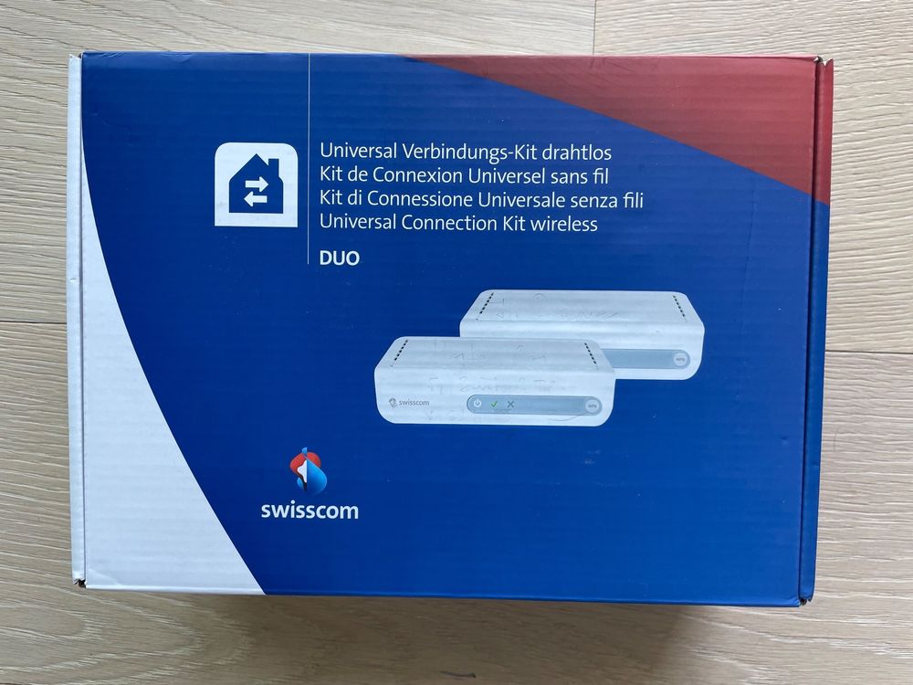 Swisscom Verbindungs-Kit drahtlos-duo NEU (Neu und originalverpackt) in ...