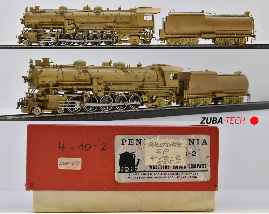 Westside Model Company Dampflok 2-10-2 SP H0 GS OVP (Gebraucht) in St. Gallen für CHF 212 – mit ...